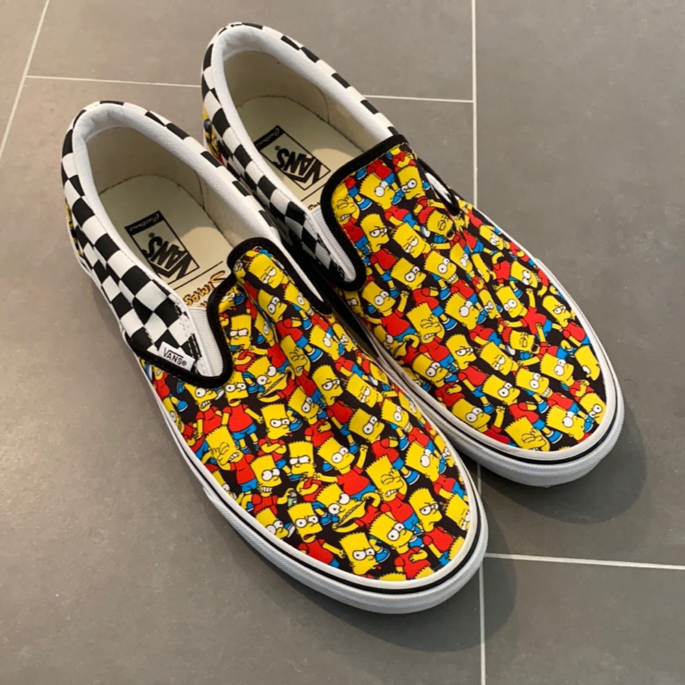Vans The Simpsons Slip On Featuring Bart Simpson - Gem